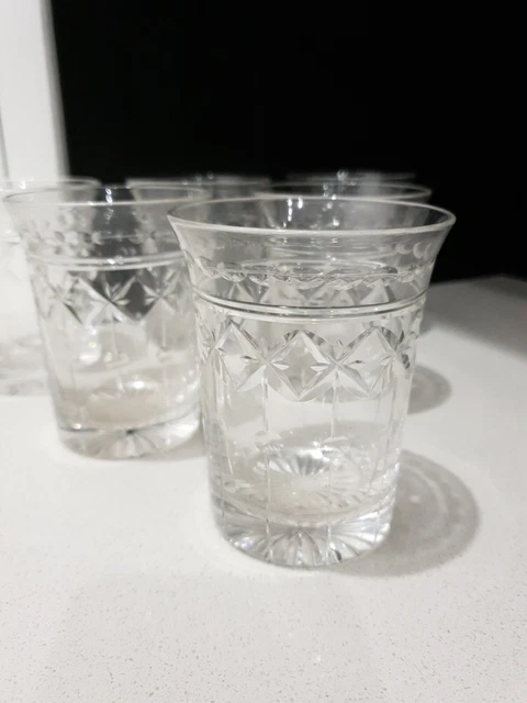VINTAGE STUART CRYSTAL Glass Set 6 $150.00 - PicClick AU