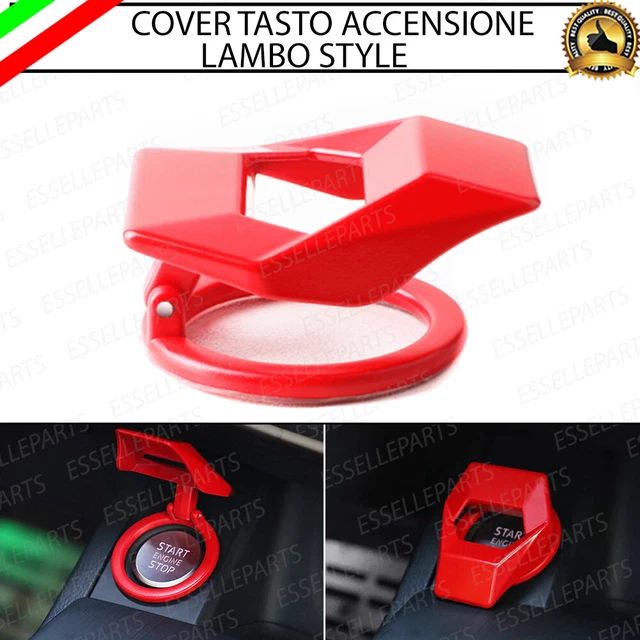 COVER PULSANTE ACCENSIONE Start Lambo Style Rosso Per Audi E-Tron ...