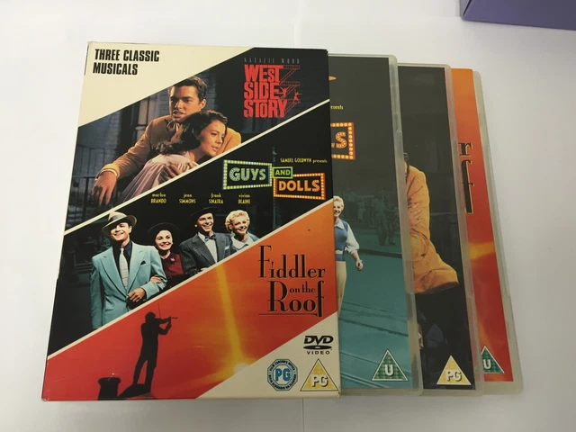 WEST SIDE STORY Guys and Dolls Fiddler on the Roof 5039036029025 BOX ...