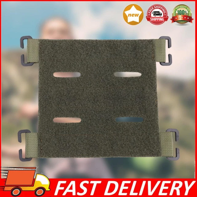 MINI PATCH BOARD Molle Patch Panel Tactical Molle Strips Hook Loop ...