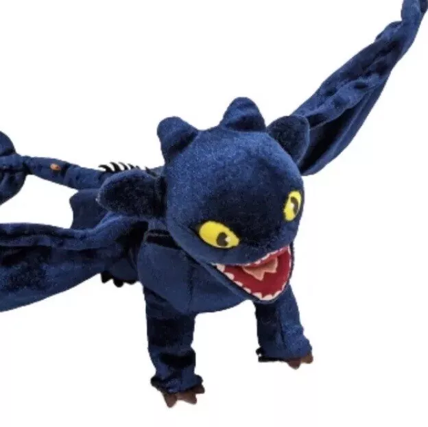 HOW TO TRAIN Your Dragon Toothless Night Fury Plush Soft Toy Figure ...