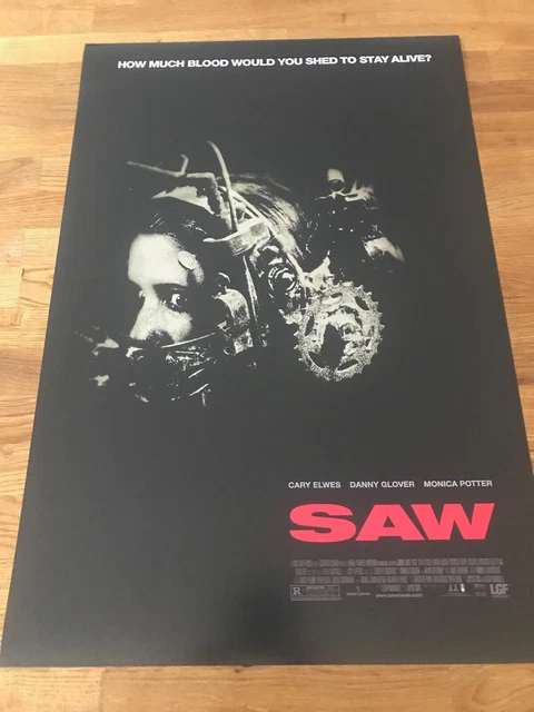 MOVIE POSTER SAW 43cm x 64cm £3.99 - PicClick UK