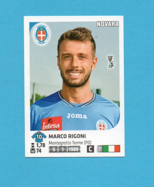 CALCIATORI PANINI 2011-2012 Figurina-Sticker n. 355 NOVARA MARCO RIGONI ...