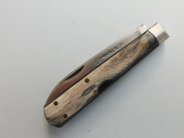 COUTEAU ANCIEN PRADEL LE NORMAND 9cm Rare PRADEL & CIE Knife Messer ...