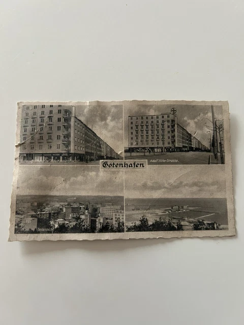 AK ANSICHTSKARTE POSTKARTE Gotenhafen heute Gdynia Polen 4 Ansichten ...