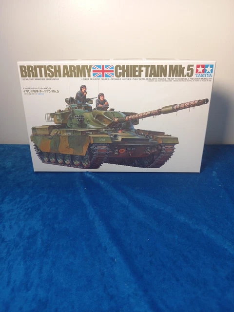 TAMIYA 35068 BRITISH Army Chieftain Mk.5 Main Battle Tank 1:35 Scale Kit £21.99 - PicClick UK