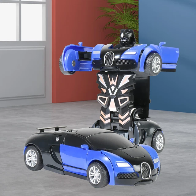 2 IN 1 Robot Car Toy Deformable Robot Deformation Car Toy Children Toy ...