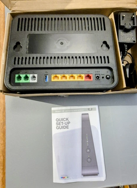 TECHNICOLOR DGA4135NLK WI-FI Modem Router UK Variant.please read ...