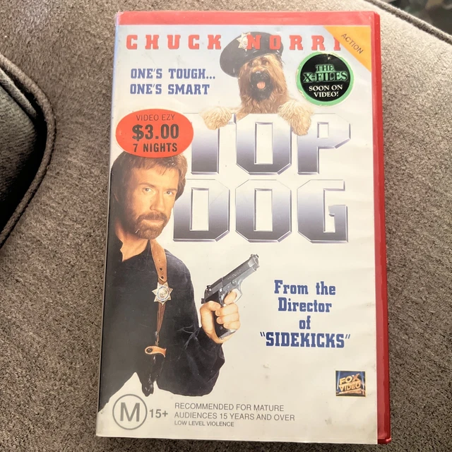 TOP DOG - Chuck Norris - Vhs Video $24.19 - PicClick AU