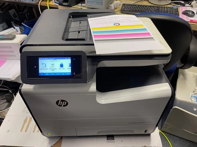 HP PAGE WIDE Managed Mfp P57750Dw Model Vcvra 1504-00 Computer Printer ...