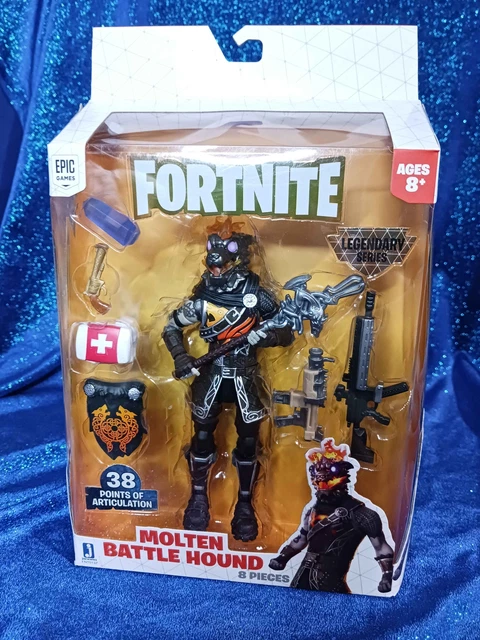 FORTNITE LEGENDARY SERIES Molten Battle Hound 6" inch Action Figure ...