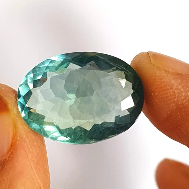 CERTIFIED NATURAL GREEN Emerald 16 Ct Oval Shape Faceted Loose Gemstone ...