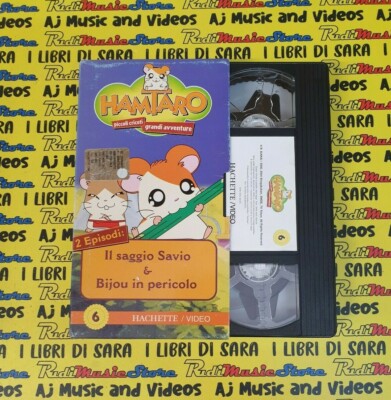 VHS FILM HAMTARO PICCOLI CRICETI GRANDI AVVENTURE 6 hachette video ...