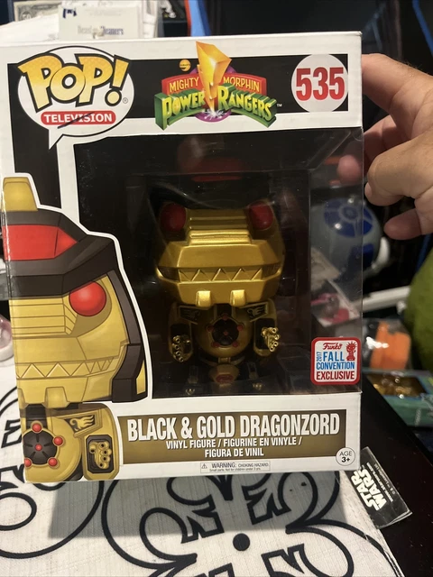 FUNKO POP! TELEVISION Power Rangers Dragonzord Black Supersized #535 ...