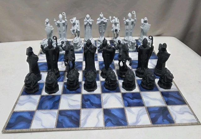 2002 HARRY POTTER Wizard Chess Set Mattel Game ( 32 pieces ) Complete £ ...