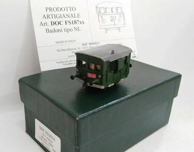 DOC MODELS PRODUZIONE artigianale ABL 4639 costruzione BADONI delle FS ...