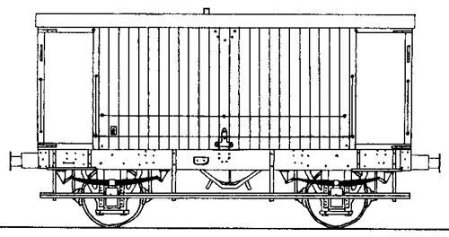 PARKSIDE MODELS PS111 LMS (ex-MR) 20t Goods Brake Van Kit £56.95 ...