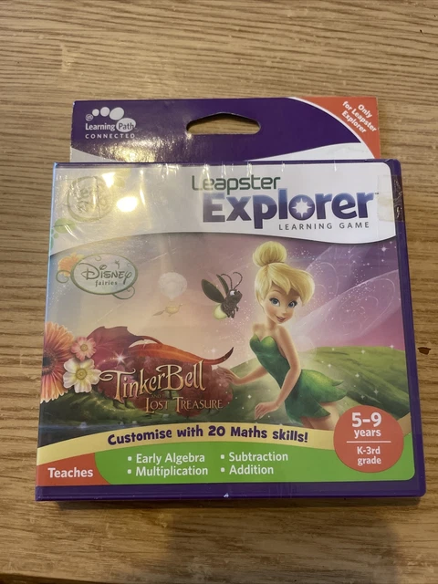 LEAPFROG LEAPSTER LEAPPAD Explorer Tinkerbell and the Lost Treasure ...