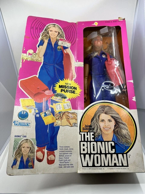FIGURINE ARTICULÉE ORIGINALE 1977 Kenner The Bionic Woman Jaime Sommers 12 pouces EUR 202,67 ...