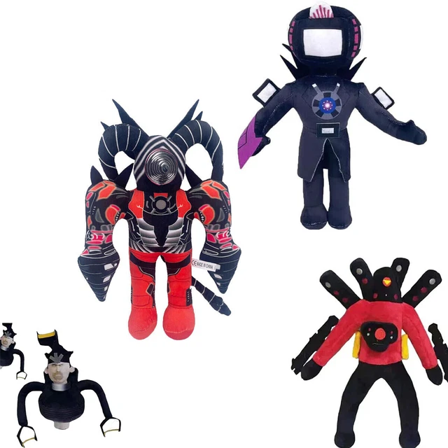 UPGRADE TITAN DRILLMAN Plush Toy SkibidToilet Boss Drill Man Space ...