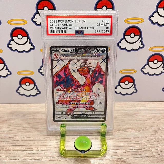CARTE POKÉMON CHARIZARD ex SVP 056 Full Art Promo - PSA 10 GEM MT EUR ...