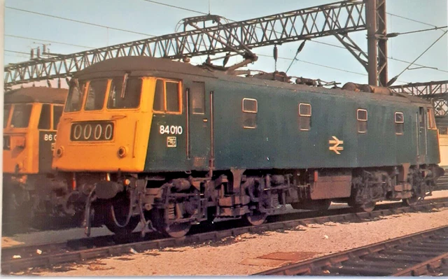 POSTCARD - BRITISH Rail Electric Locomotive Class 84 No. 84 010 at ...