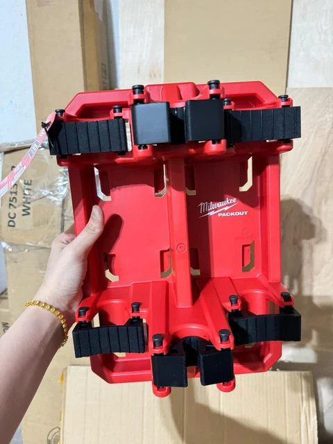 MILWAUKEE PACKOUT LONG Handle Tool Rack 9X14 Inches Durable Modular $28 ...