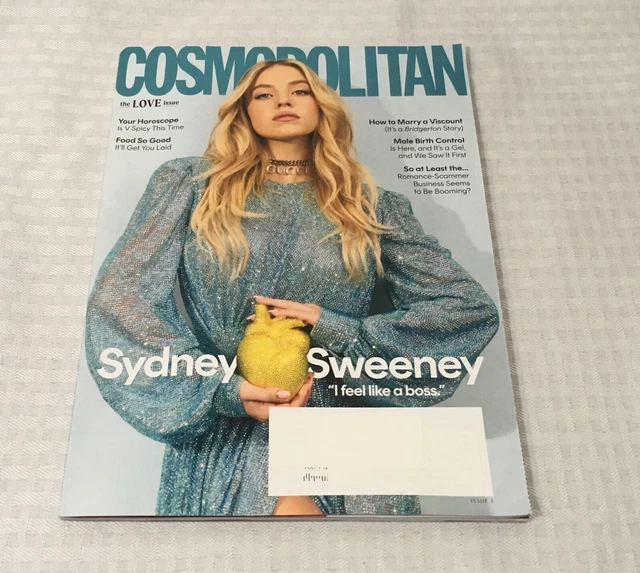 COSMOPOLITAN MAGAZINE THE 2022 Collection Sydney Sweeney The Love Issue ...