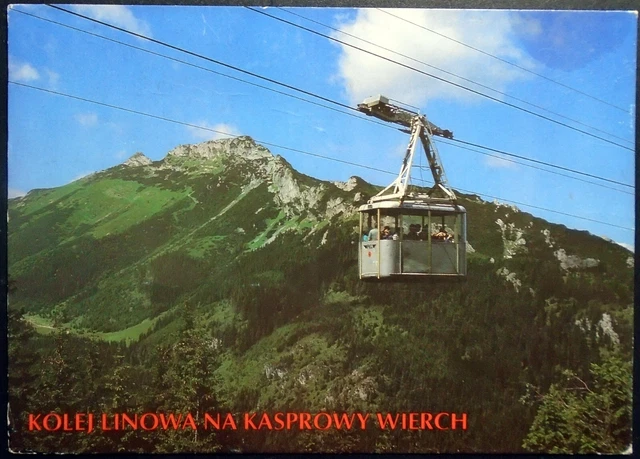 1990S CABLE CAR Kuźnice to Kasprowy Wierch in Tatra Mountains, Zakopane ...