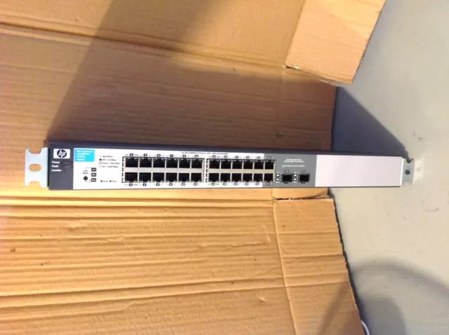 HP PROCURVE NETWORKING J9450A 1810G-24 Switch Model ID-RSVLC-0903 £49. ...