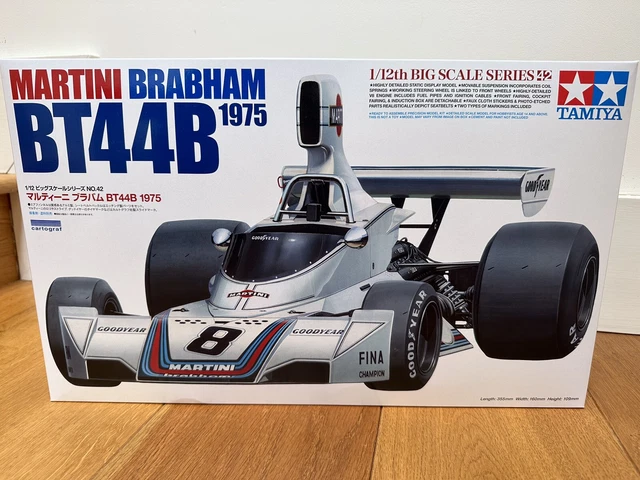 TAMIYA 1/12 SCALE Martini Brabham BT44B 1975 #12042 £90.00 - PicClick UK