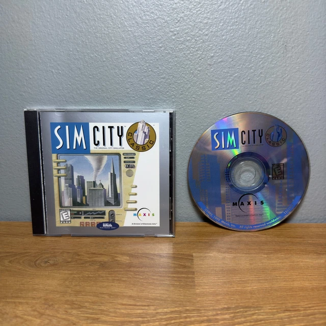 SIM CITY CLASSIC PC CD-ROM Maxis Computer $11.95 - PicClick