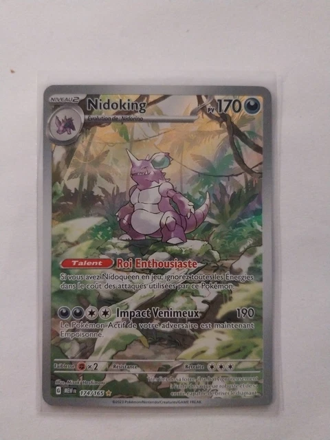 CARTE POKEMON NIDOKING 174/165 Holo Secrète EV3.5 MEW 151 FR NEUF EUR 19,99 - PicClick FR