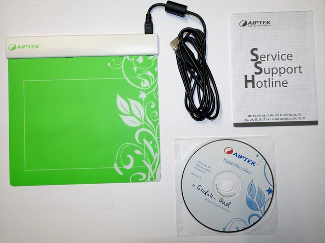 AIPTEK HYPERPEN MINI Grafiktablett - USB: DC5V == 55mA EUR 3,85 ...