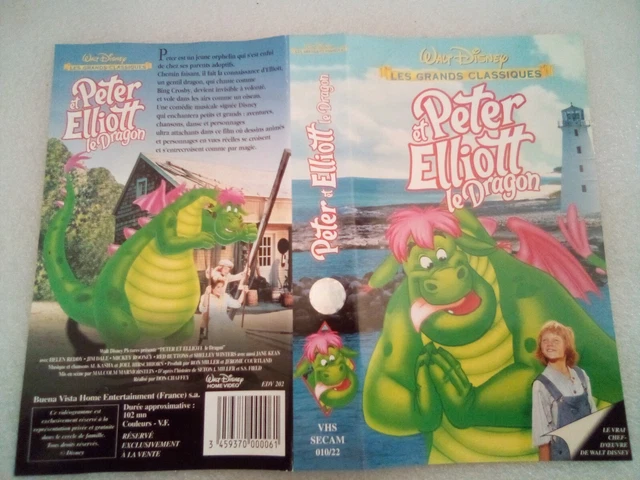 JAQUETTE VHS WALT disney peter et elliott le dragon EUR 2,25 - PicClick FR