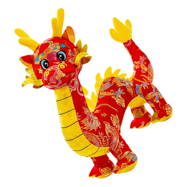 POUPÉE DRAGON DE Style chinois, poupée du en peluche, mascotte, EUR 15 ...