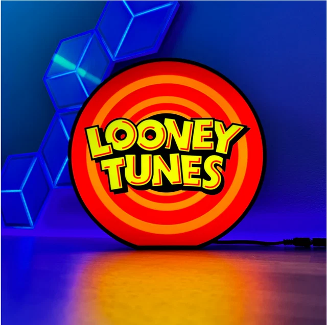 LOONEY TUNES LOGO LED Lightbox | Mains Powered | 3D Printed PLA ...