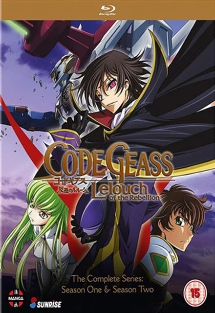CODE GEASS LELOUCH of the Rebellion Complete Series 8 Disc Anime Blu ...