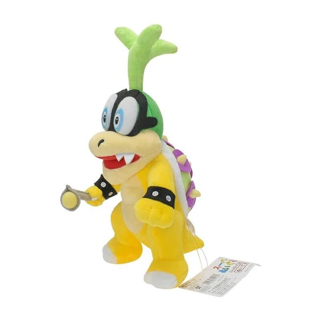 SUPER MARIO BROS Iggy Koopa Bowser Koopalings Plush Doll Stuffed Soft ...