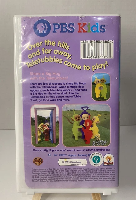 TELETUBBIES BIG HUG VHS 2000 Clamshell Adventures Vol 6 Dipsy Laa- Laa PBS Kids $18.99 - PicClick CA