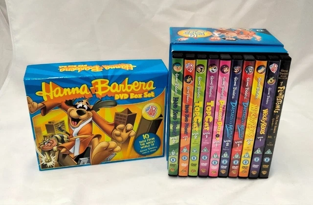 HANNA-BARBERA , 10 Kids Cartoon Films Dvd Box Set, Over 22 Hours- Cg ...