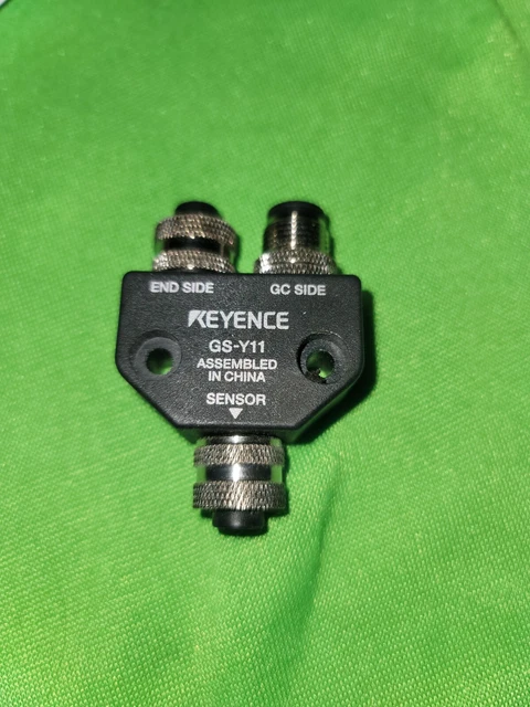 KEYENCE Y-SHAPED CONNECTOR 5-Pin Male/Female GS-Y11 $62.95 - PicClick