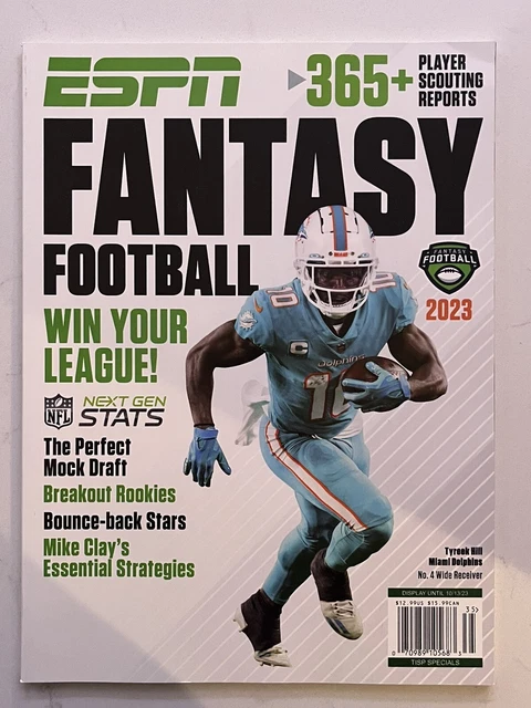 **TYREEK HILL ESPN Nfl Next Gen Stats Fantasy Football Magazine 2023 ... **TYREEK HILL ESPN Nfl Next Gen Stats Fantasy Football Magazine 2023 ...