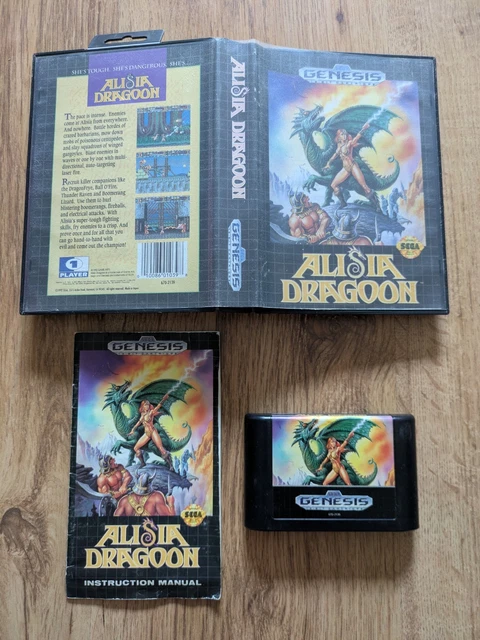 ALISIA DRAGOON SEGA Genesis Mega Drive Complete 💥 £104.71 - PicClick UK