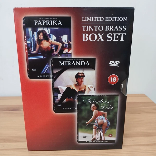 TINTO BRASS LIMITED Edition DVD Box Set Paprika Miranda Frivolous Lola ...