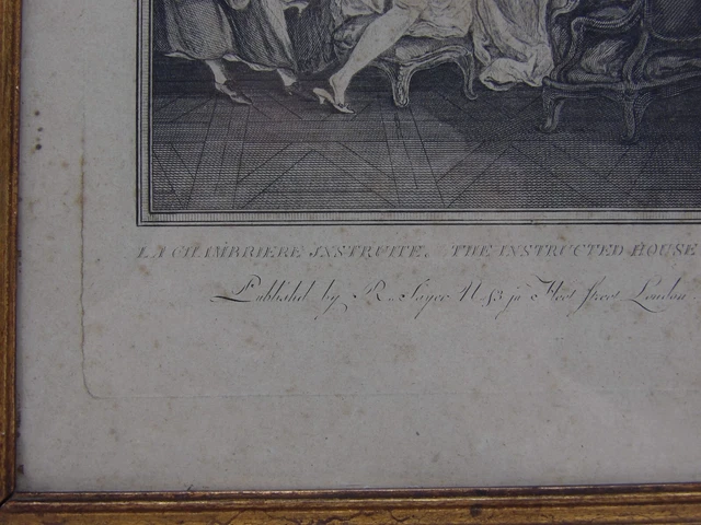 EROTICA SAYER ROBERT 1725-1794 CURIOSA - ESTAMPE GRAVURE LITHO XVIIIème ...