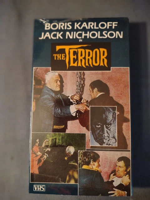 THE TERROR BORIS Karloff Jack Nicholson 1963 horreur d'Halloween (VHS ...