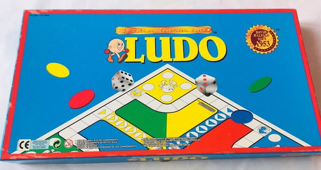 VINTAGE LUDO BOARD Game, David Halsall, Complete Board Game Vintage ...