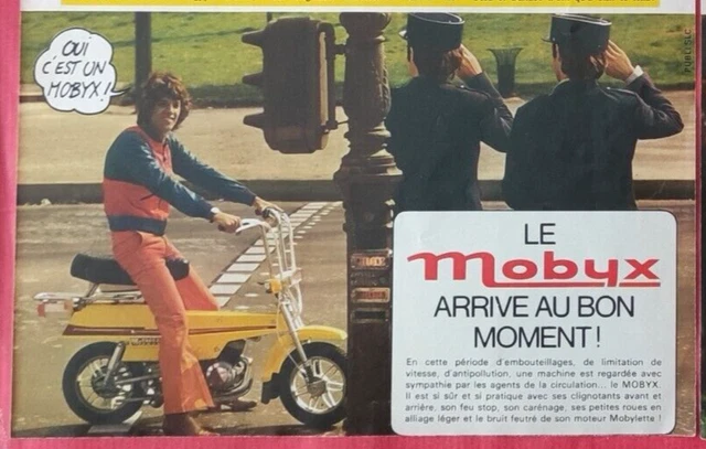 PUBLICITÉ DE PRESSE 1974: Mobylette MOTOBECANE MOBYX - 3 feuillets EUR ...