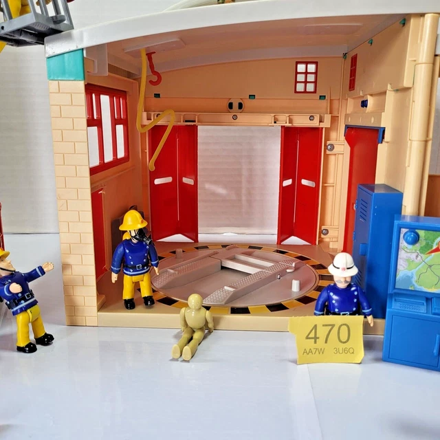 FIREMAN SAM PONTYPANDY Fire Station, Jupiter, Wallaby 1, 6 Figures ...